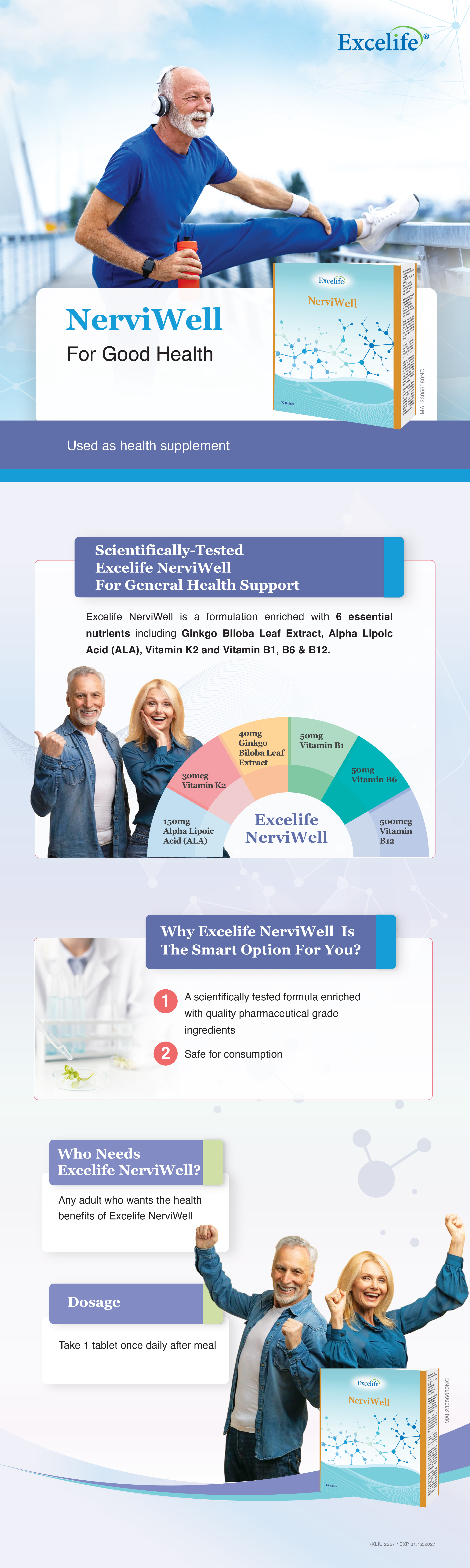 Excelife NerviWell Shah Alam Supplier, Wholesaler | E HEALTH SDN BHD