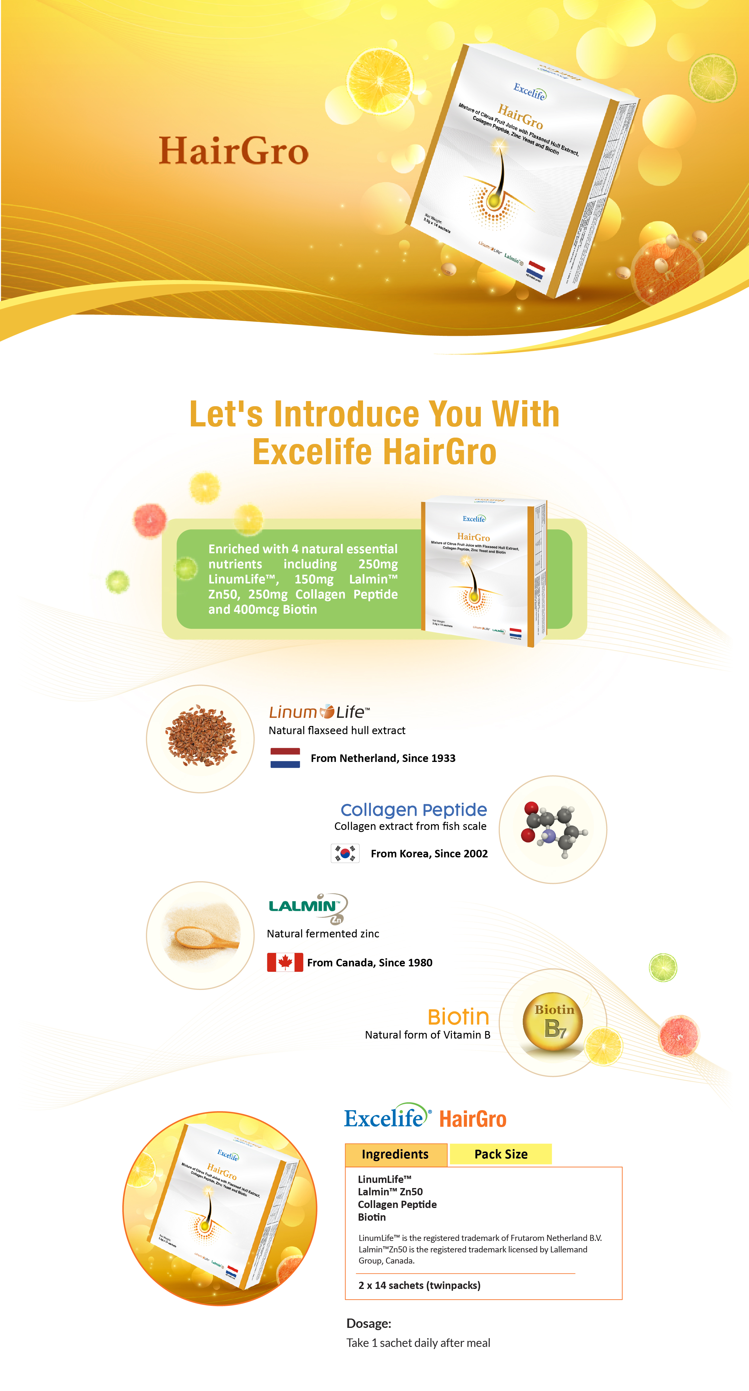 Excelife HairGro Skin And Hair Health Shah Alam Supplier, Wholesaler ...