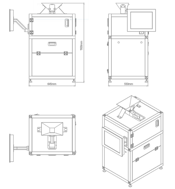 Automatic Small Material Counting And Packaging Machine For Warehouse ...