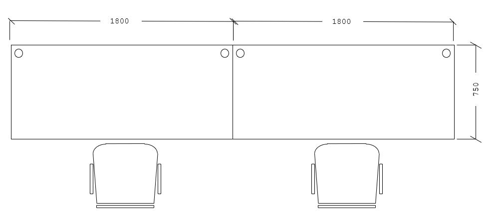 12 Ft Dynamic Modern Study Training Room Combination Of 6 Ft Table Desk ...