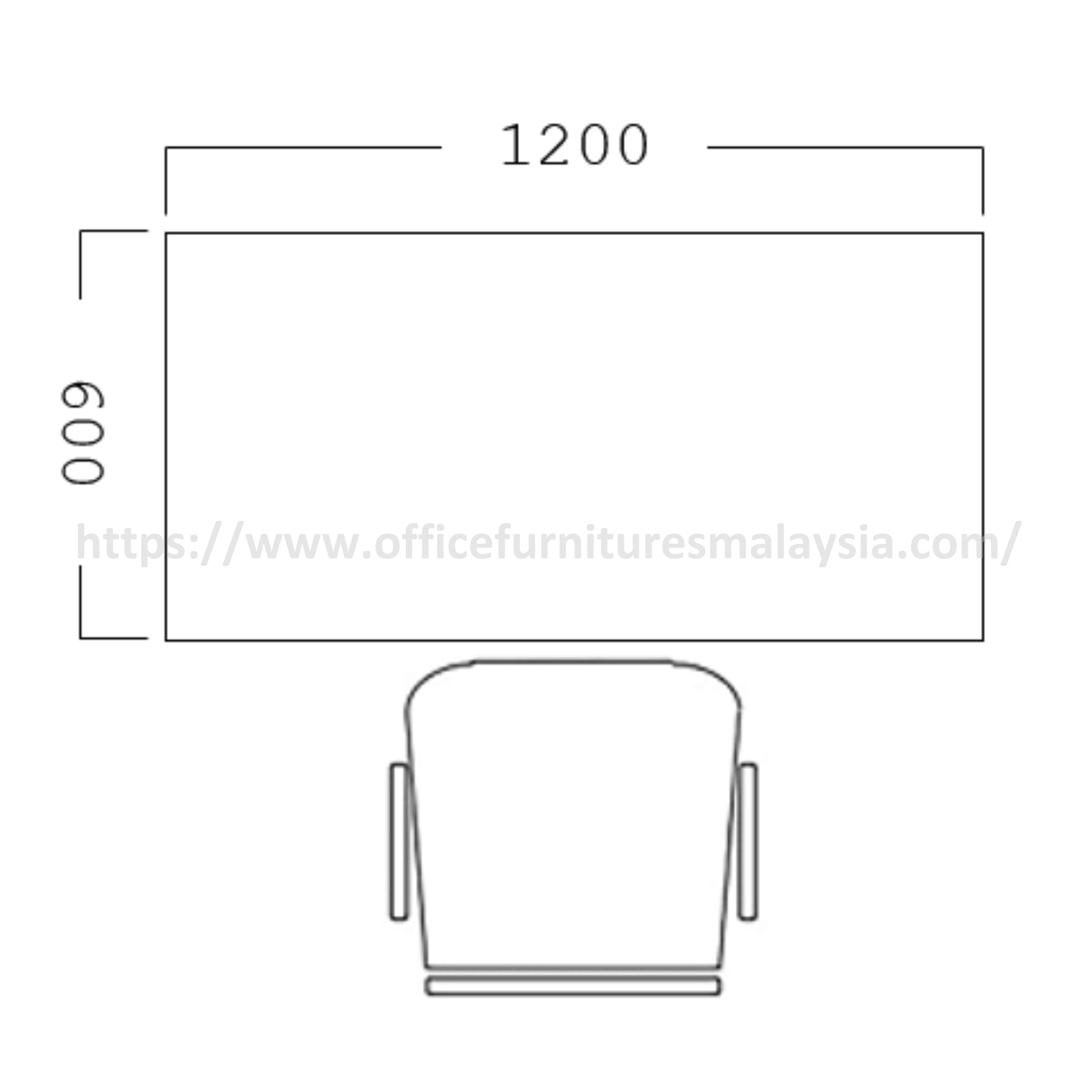 2 Ft X 4 Ft Elegance Foldable Training Table With Castor OFC3123B ...
