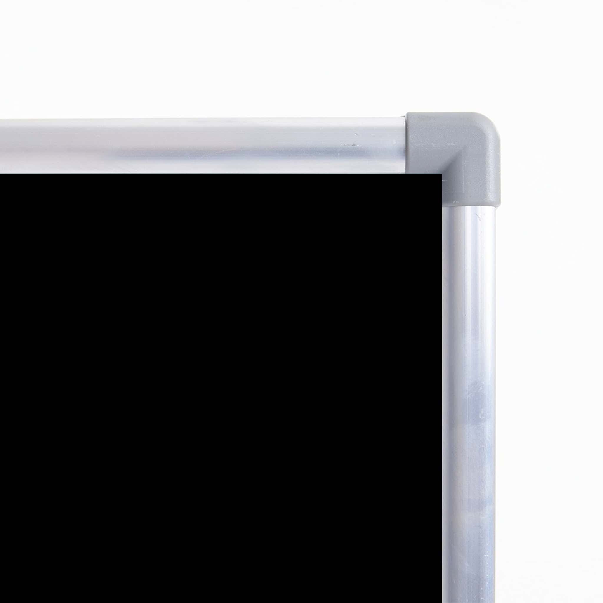4 Ft X 4 Ft Aluminium Frame Black Board OFMBB44 Notice & Soft Boards ...