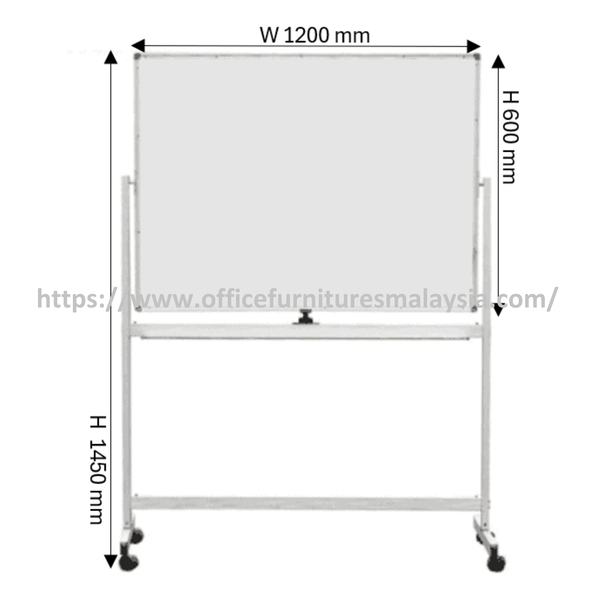 2 Ft X 4 Ft Double Sided White Board With Magnetic DMSO24MS34D Selangor ...