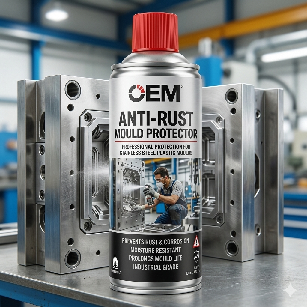 OEM Anti Rust Spray 450ml OIL FREE COATING Plastic Injection Mould ...