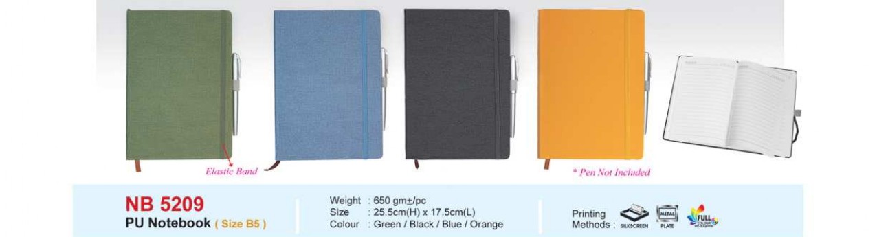 NB 5209 PU Notebook (Size B5) Gift Notebook Shah Alam, Selangor, KL ...