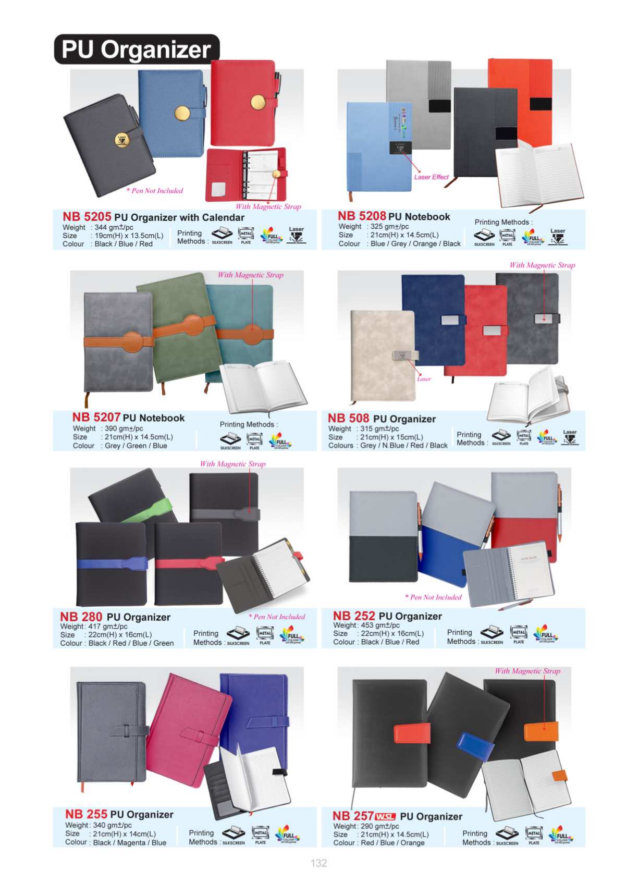 NB 5205 PU Organizer With Calendar Printing Services Shah Alam ...