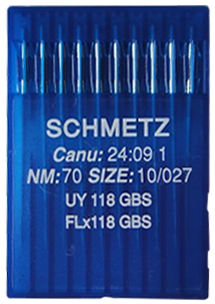 UY118 GBS SCHMETZ NEEDLE (4 NEEDLE TOP AND BOTTOM COVERSTITCH) SPARE ...